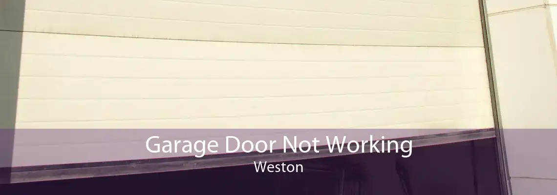 Broken Garage Door Weston | Fixing Not Working Garage Door